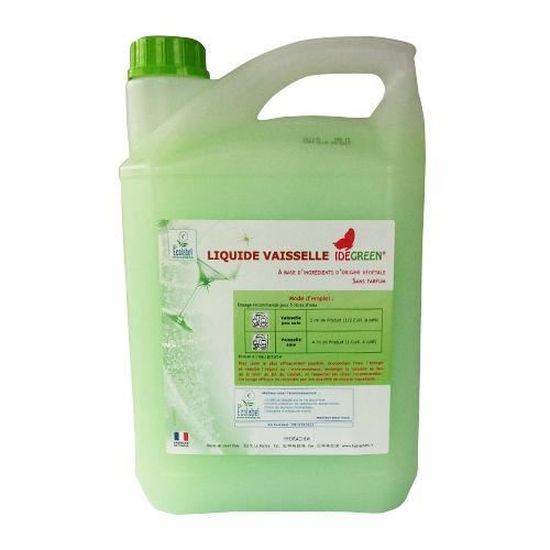 Liquide vaisselle plonge Ecolabel (5 Litres) - Cdiscount Electroménager