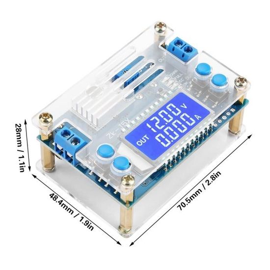 Module abaisseur Convertisseur DC Buck - VBESTLIFE - 6.5-36V à 1.2-32V - 5A - Haute Efficacité ...
