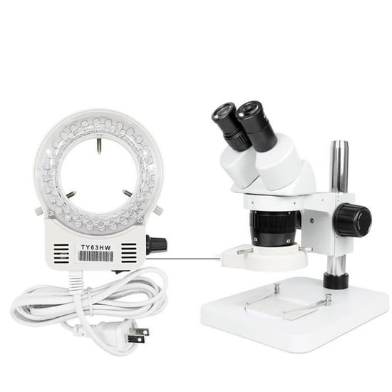 VBESTLIFE Lampe Anneau LED Dimmable Microscope Stereo, Luminosité ...