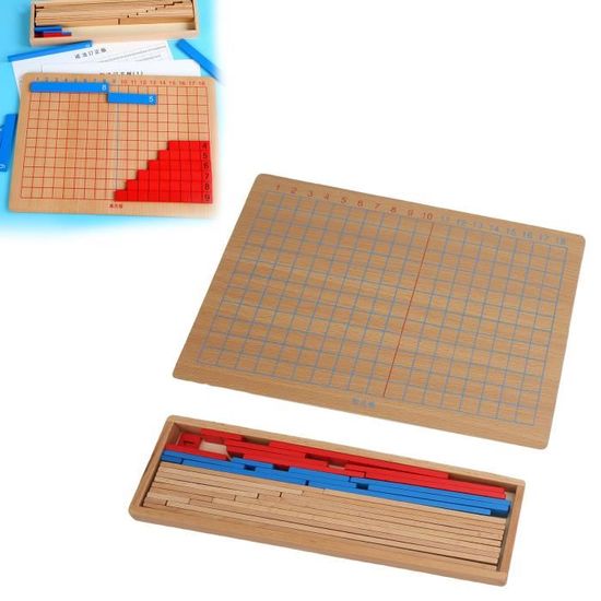 Tableau d'addition et de soustraction Montessori VGEBY - Jeu éducatif ...