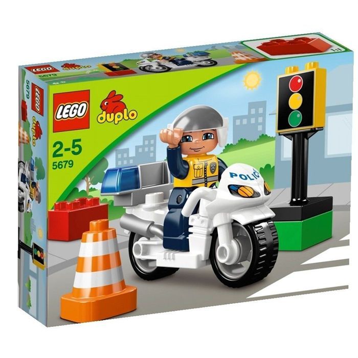 LEGO® DUPLO® 5679 La Moto de Police - Cdiscount Jeux - Jouets