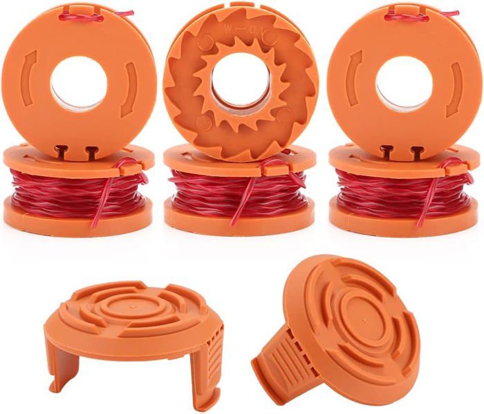 Rouge WORX WA0004.1 Bobine de fil de rechange longue durée pour ...