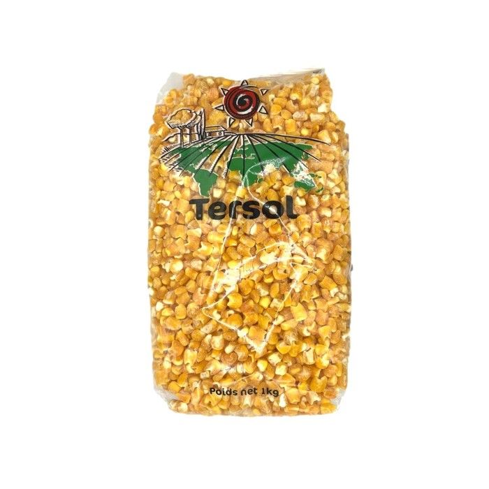 Maïs Dégermé Jaune 1kg - Semoule Naturelle de Maïs Jaune - Cuisine ...