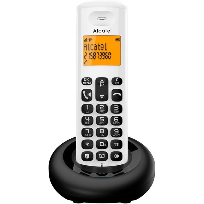 ALCATEL E260 - Téléphone Fixe sans Fil DECT - Design Compact - Grand ...