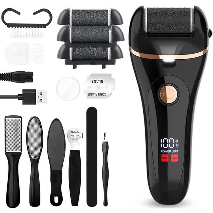 Kit De Pédicure Électrique Pour Enlever Les Callosités Pour Les Pieds ...