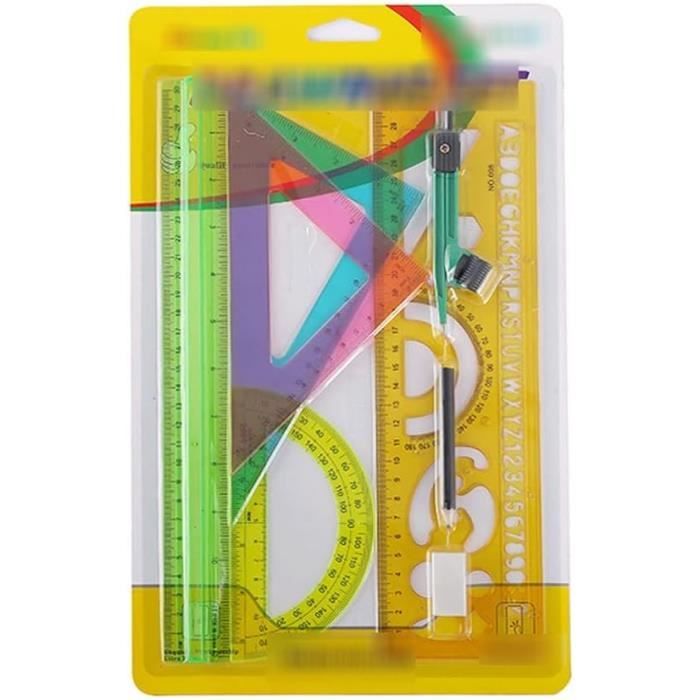 Compas De Dessin Outils De Dessin Papeterie Grand Ensemble De 8 Pièces ...