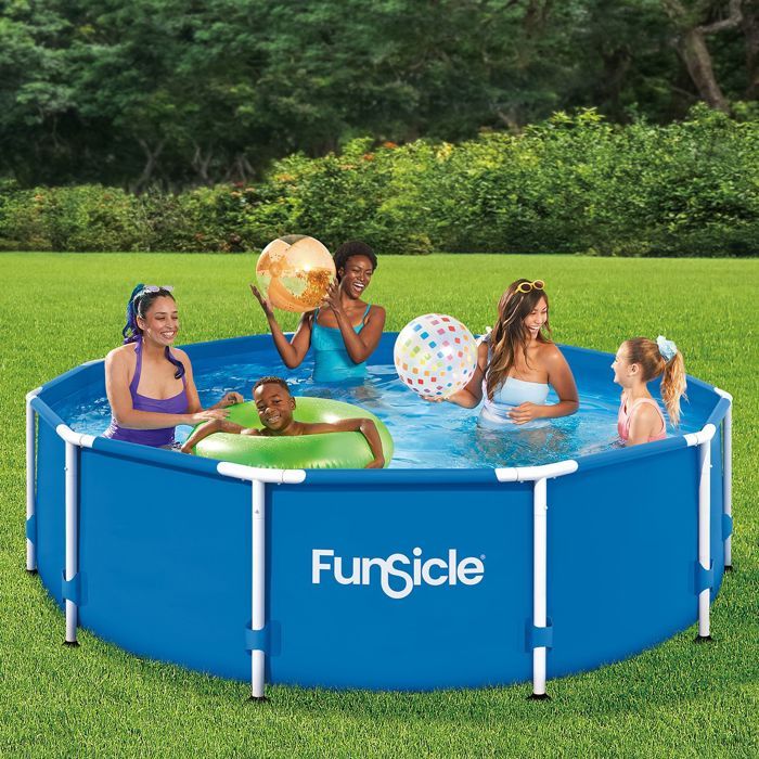 Piscine tubulaire - FUNSICLE - Activity™ Pool - Ø 3,05m - 6 places - Toughmesh™ 3 couches ...