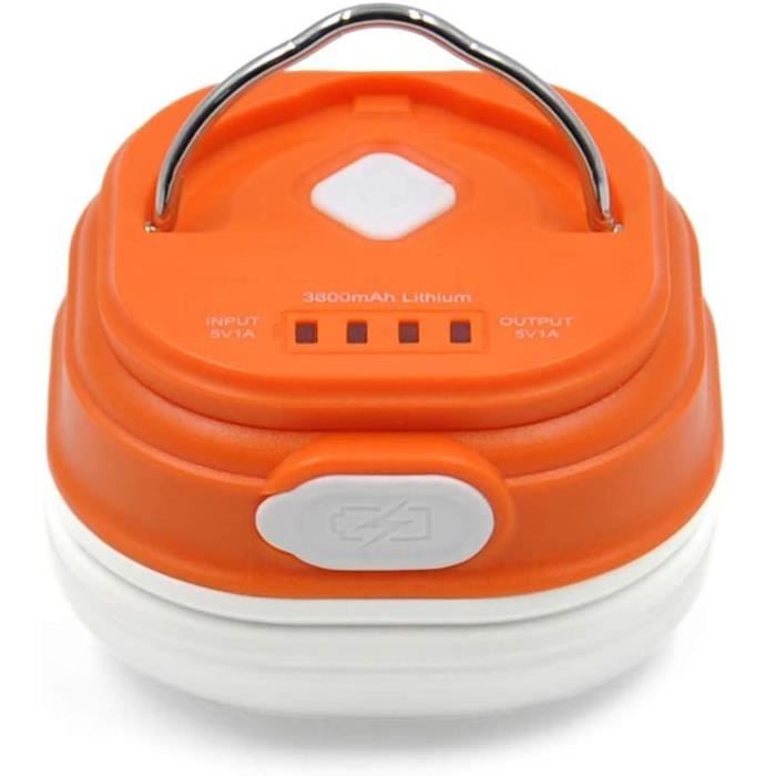 ENUOTEK Lanterne de Camping LED 3W Dimmable Rechargeable Puissante avec ...