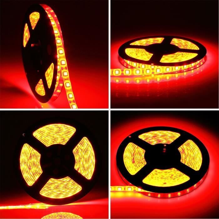 5M LED Ruban 5050 SMD 300 LEDs Etanche Bande Lumineuse Flexible Strip ...