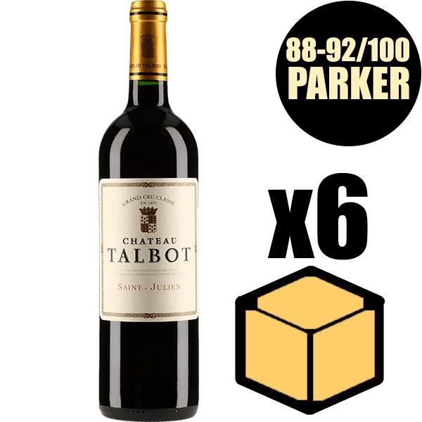 X6 Château Talbot 2015 75 cl AOC Saint-Julien Rouge 4ème Cru Classé Vin ...