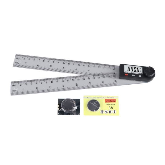 QID-Règle d'angle Règle de Mesure D'angle avec une Précision de 0,5 ...