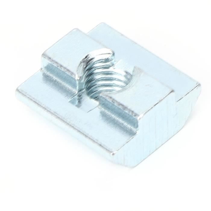 Crou À Rainure En T 30Pcs 40 Séries Crous T-Slot Fixations Filetées En T À Crous Coulissants En ...