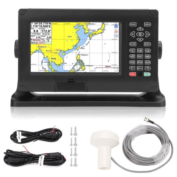 8in Fish Finder Chartplotter GPS BDS Traceur de cartes d'assistance à ...