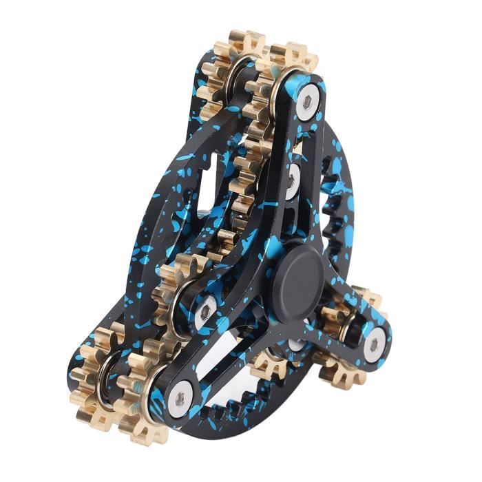 Fafeicy Gyroscope à main de liaison d'engrenages e Brass Fidget Spinner ...