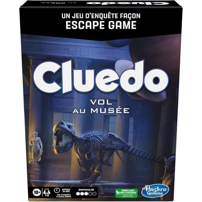 Cluedo Vol Au Musée, Jeu D'Enquête Façon Escape Game, Jeu De Plateau ...