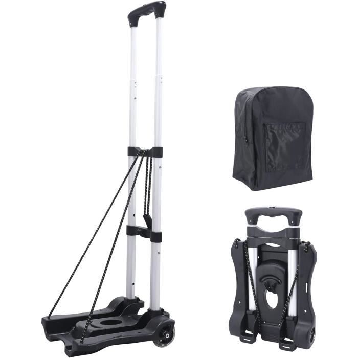 Beowanzk Chariot de Transport Pliable Diable de Manutention Chariot a ...
