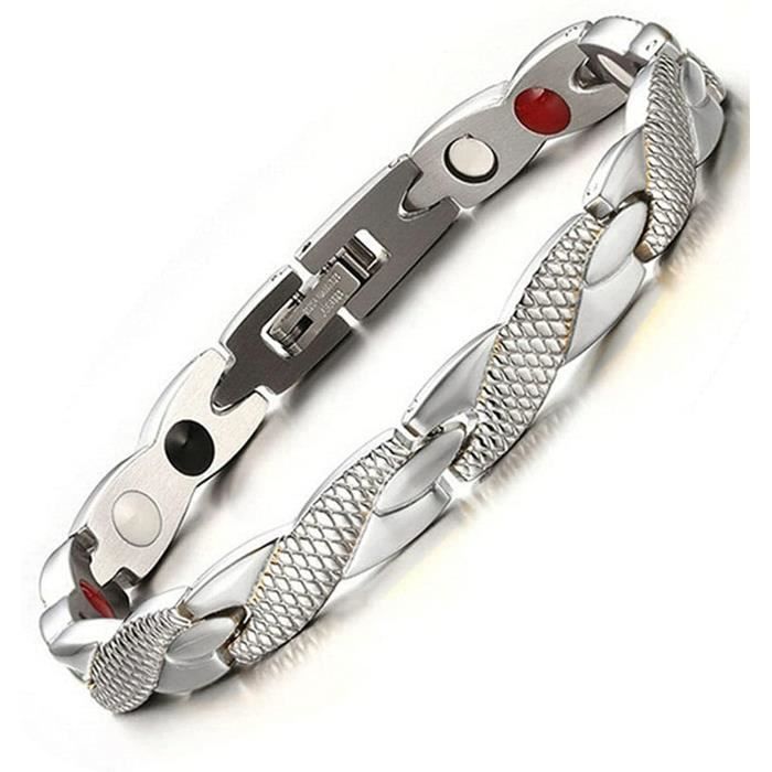 Bracelet homme femme couple Magnet avec un outil de réglage Couple ...