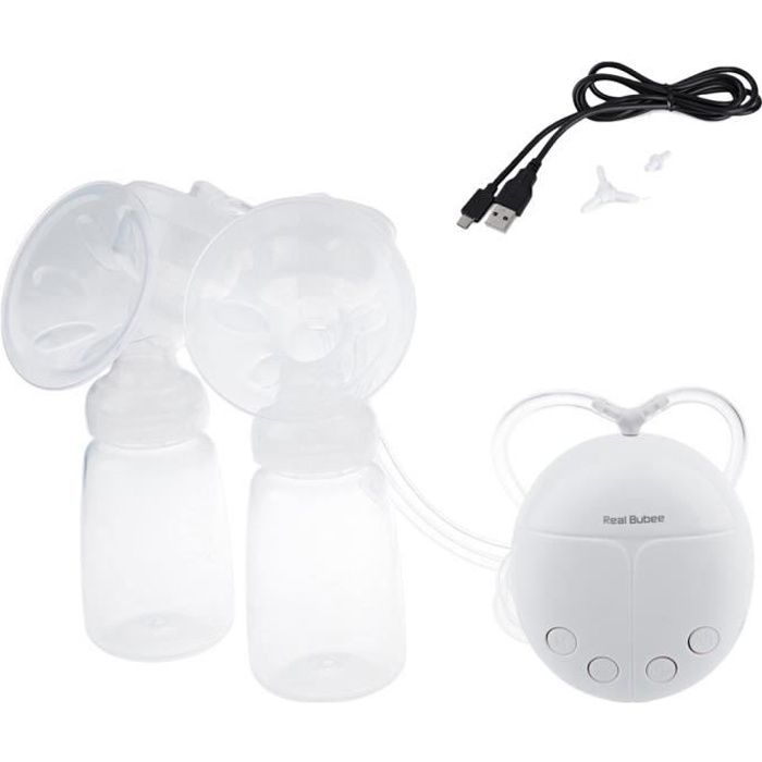 Tire-lait électrique double pompage Rechargeable USB Postpartum Pompe d ...