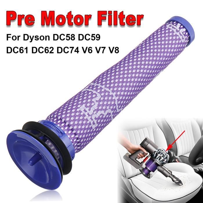 Pré moteur filtre lavable pour Dyson DC58 DC59 DC61 DC62 DC74 V6 V7 V8 Aspirateur Produits de ...