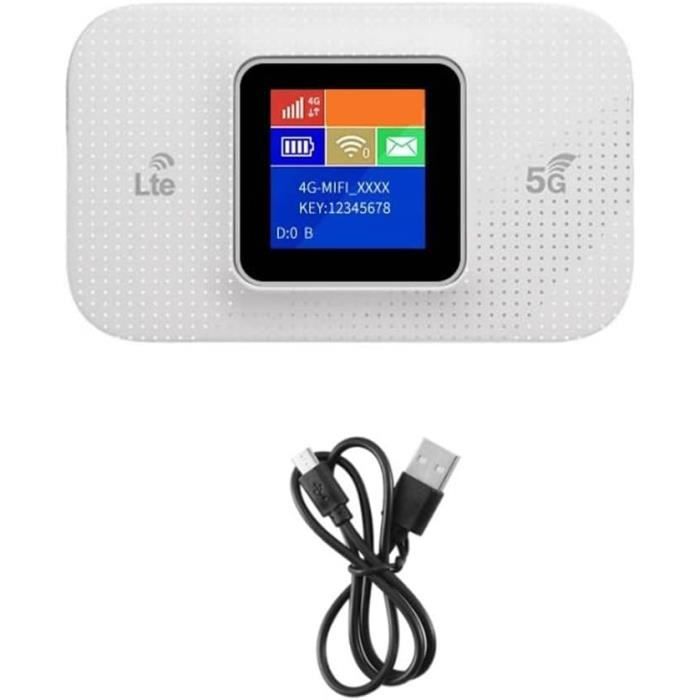 4G Mifi Portable Wifi Routeur Affichage Couleur 150M 3000Mah Avec Fente ...