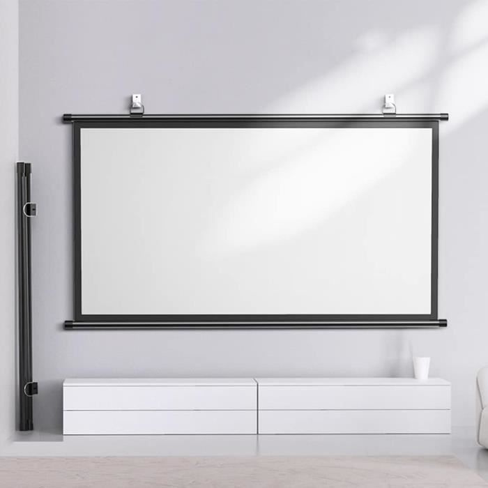 Écran de Projection HD 60 Pouces Écran de Projection Portable ...