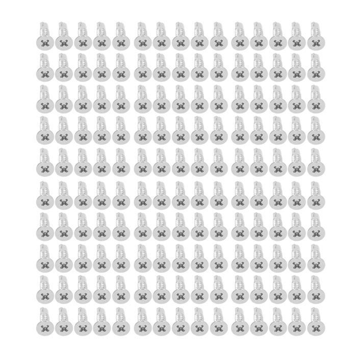 YOSOO vis de 19 mm 150 vis autoperceuses en acier inoxydable 304 19 mm ...