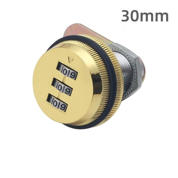 Verrous,gold 30mm--Serrures à came mécaniques, petits verrous à Code ...