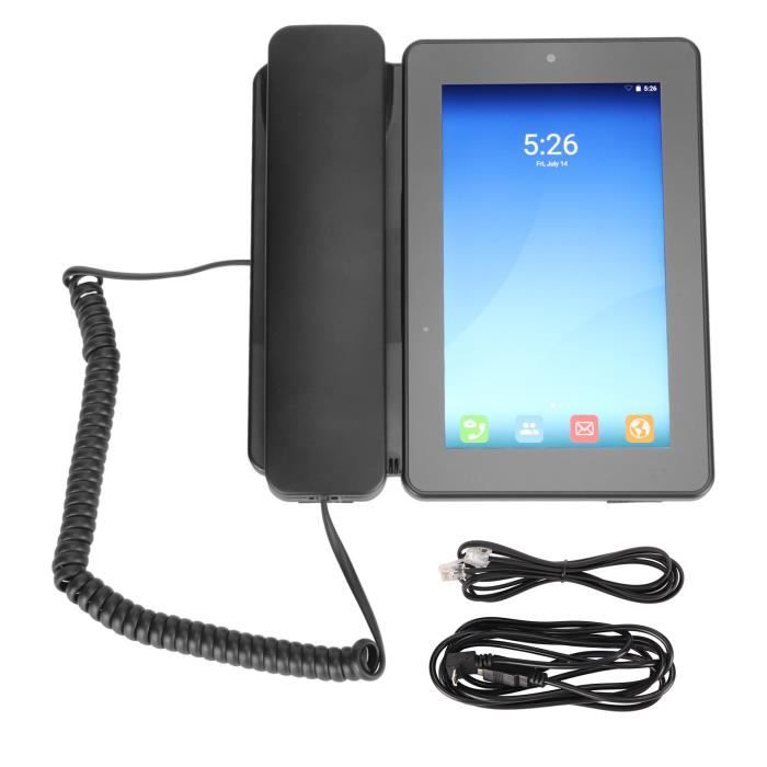Téléphone fixe réseau VOIP Téléphone Vidéo Intelligent VOIP, Téléphone ...