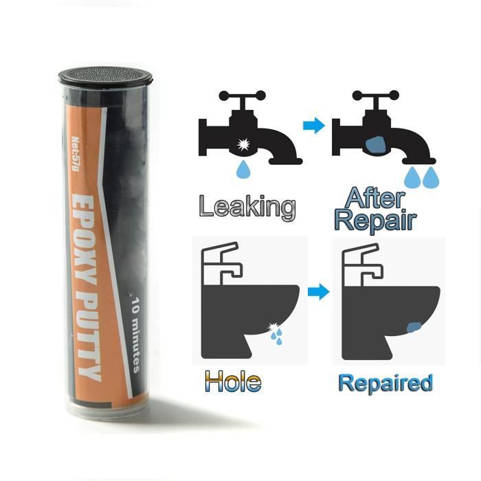 Bâton de Mastic époxy malléable pour réparer Les Fissures, Le ...