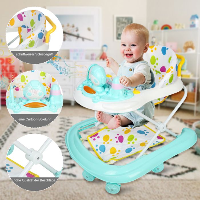 MIPAN TROTTEUR-Déambulateur pour bébé, réglable en hauteur, facile à ...
