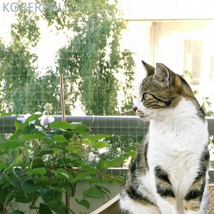 Filet de protection pour chat pour balcon et fenêtre - 4 x 3 m ...