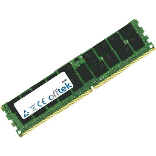 16Go RAM Memory 288 Pin 1.2v DDR4 PC4-21300 (2666Mhz) ECC Registered m ...