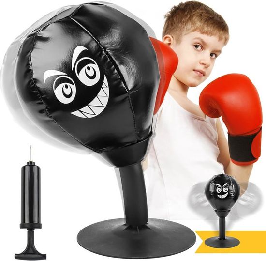 Punching Ball Bureau Desktop punchingball avec ventouses puissantes et ...