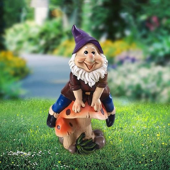Statue De Nain De Jardin, Décorations Naines Extérieures Drôles De 7,5 ...