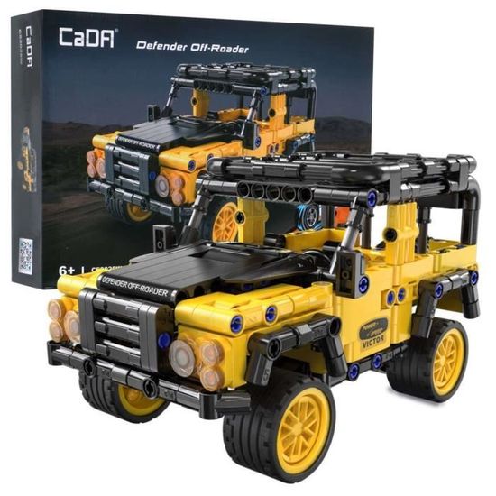 Cada C52028W Blocks Defender Off-Roader Pull-back Terrain Vehicle 389 ...