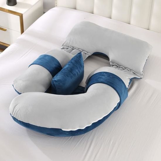Coussin de Grossesse et d'allaitement pour Dormir Modulaire Forme de U ...