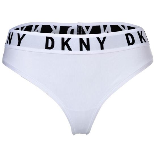 DKNY String Femme - uni, Blanc - Cdiscount Prêt-à-Porter