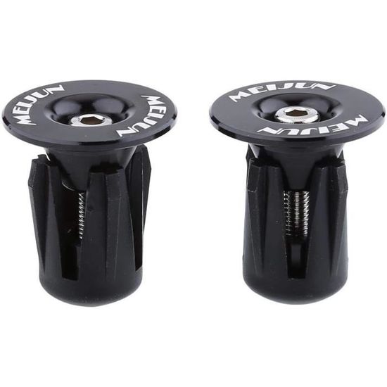 Belissy 2pcs Bar coloré Alm vélo vélo Guidons Poignées Embouts Bouchons ...