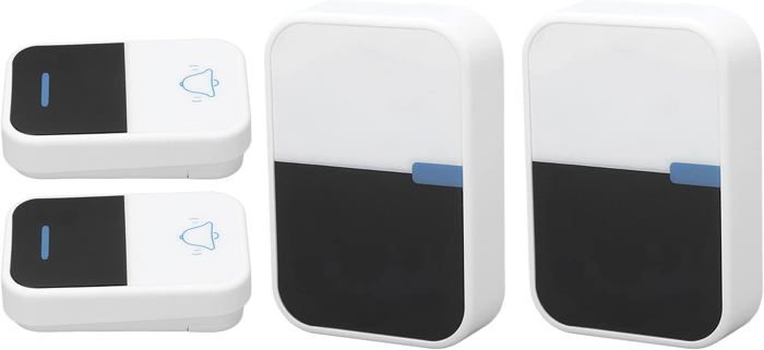 Ensemble De Sonnette Sans Fil, Kit De Carillons De Porte Étanche À Configuration Facile Avec ...
