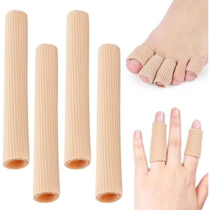 Lot de 4 Protection Orteils en Silicone Dcoupable,Tube de Coussin ...