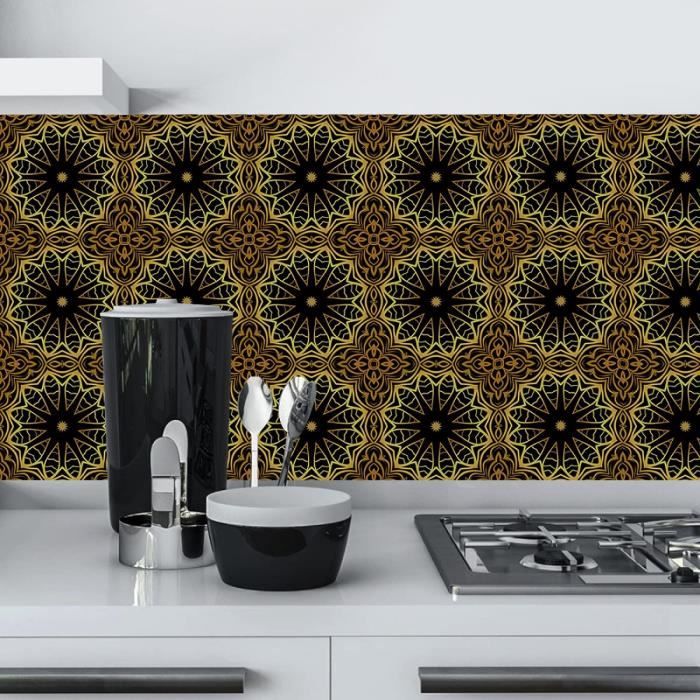 Credence Adhesive Pour Cuisine 15X15 Éclat Stickers Cuisine Stickers ...