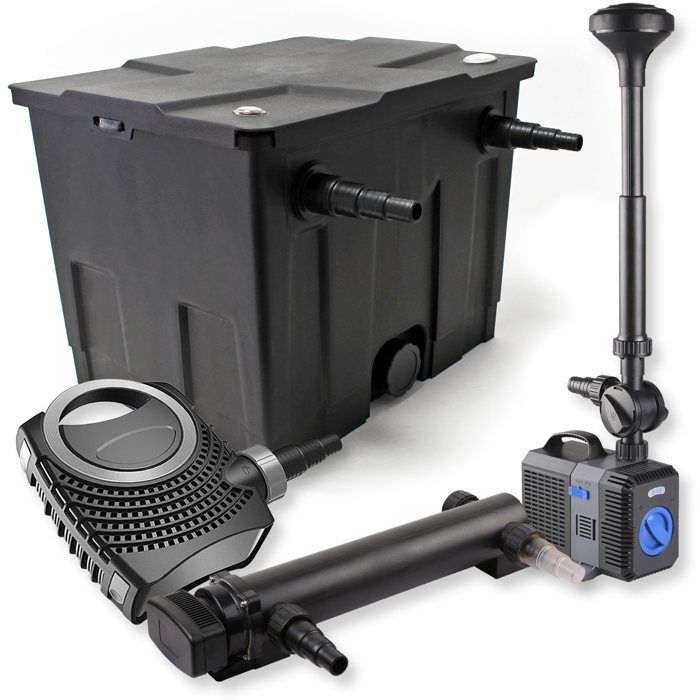 Filtre de bassin SunSun 12000l avec stérilisateur UVC 24W et pompe éco ...