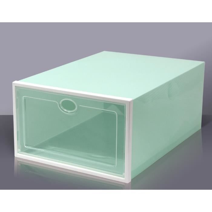 33X23X14CM - boîte verte - boîtes de rangement pour chaussures à ...