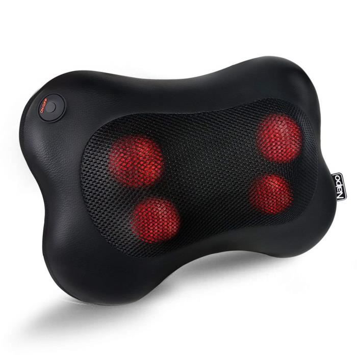 Naipo Coussin De Massage Coussin Massant Shiatsu Masseur Avec Fonction