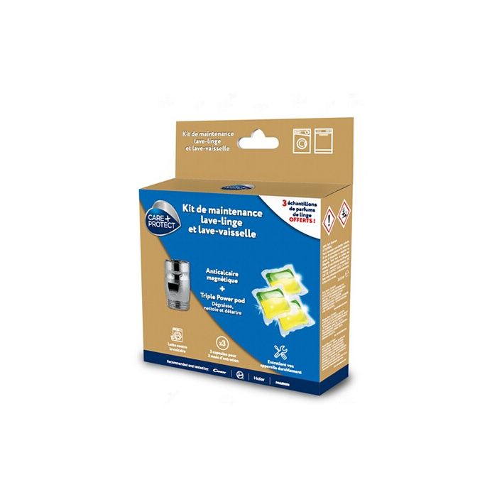 Produits Entretien Lave-Linge Care Plus Protect Kit de maintenance ...