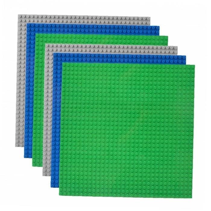6pcs Classic Base Plate Base Plaques de base Bleu Gree Grey Building ...