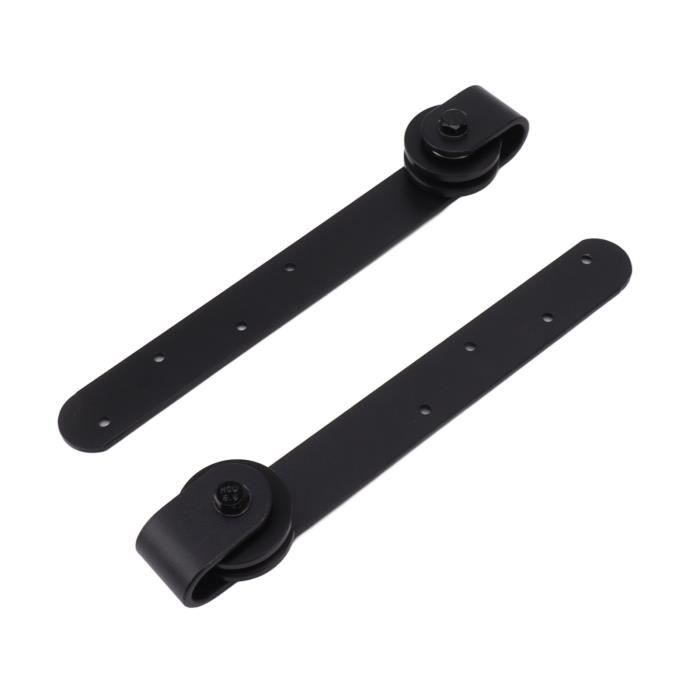 Duokon Kit Rail Coulissant pour Porte en Acier Carbone, Installation Facile, Quincaillerie Porte ...