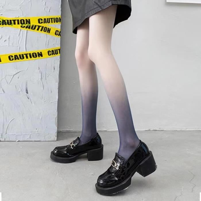 Bas résille à entrejambe ouvert pour femmes - A11721 purple Blanc ...