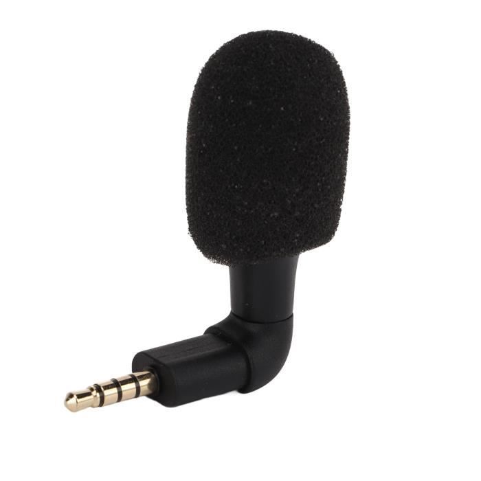 Mxzzand Petit micro portable Mini microphone omnidirectionnel jack 3,5 ...