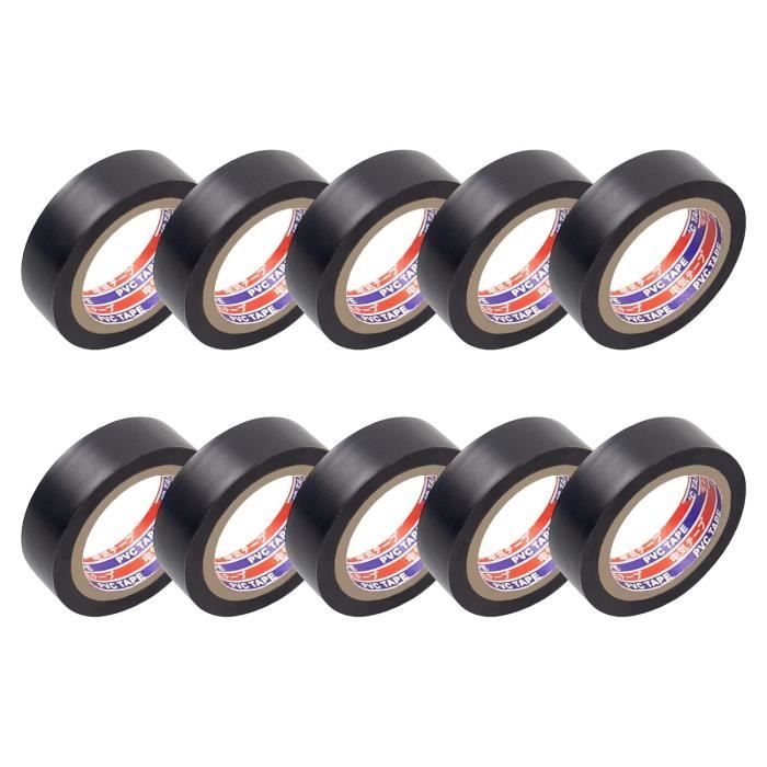 Ruban Adhésif Isolant électrique Lot De 10 Noir Le Cerclage Et La ...